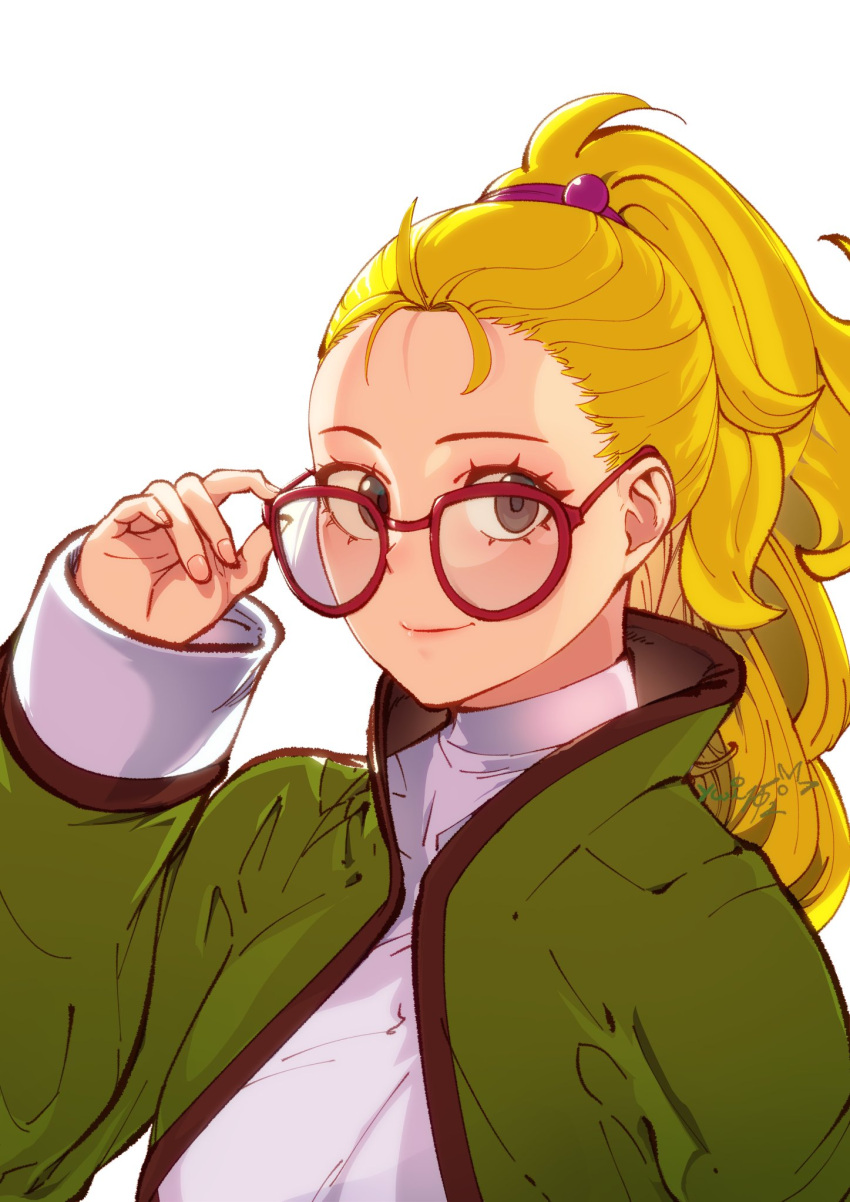 Safebooru - 1girl blonde hair brown eyes chienon closed mouth final ...