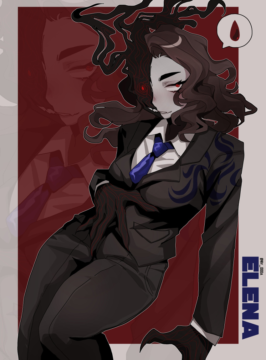 Safebooru - 1girl absurdres black jacket black pants black smoke black ...