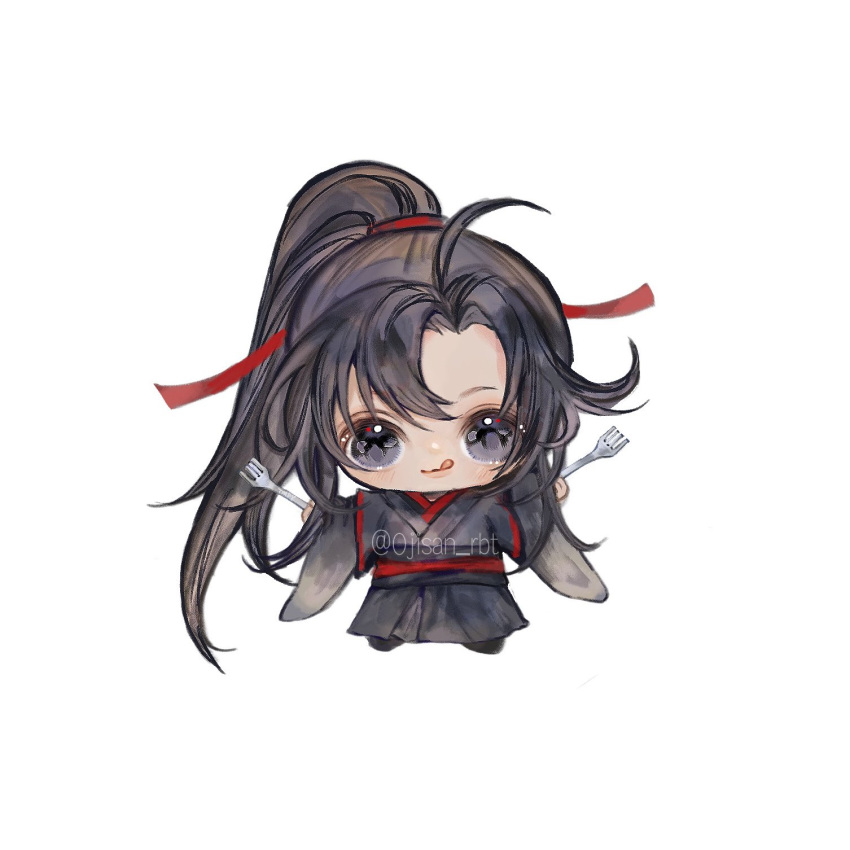 Safebooru - 1boy :q ahoge black boots black hair black hanfu boots ...