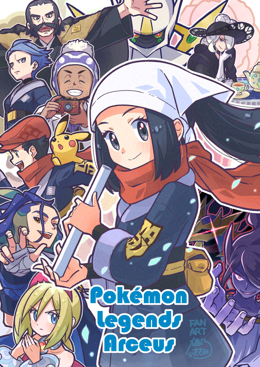 Safebooru - 4girls 5boys absurdres adaman (pokemon) akari (pokemon ...