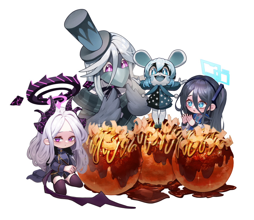 Safebooru - 2girls absurdres aris (blue archive) bird black coat black ...