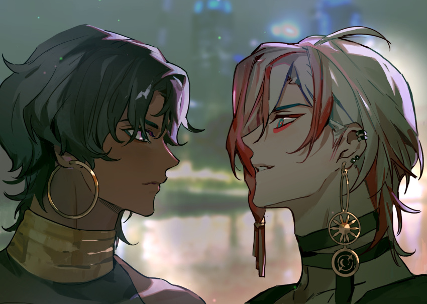 Safebooru - 2boys arjuna (fgo fes. 2025) (fate) black eyes black hair ...