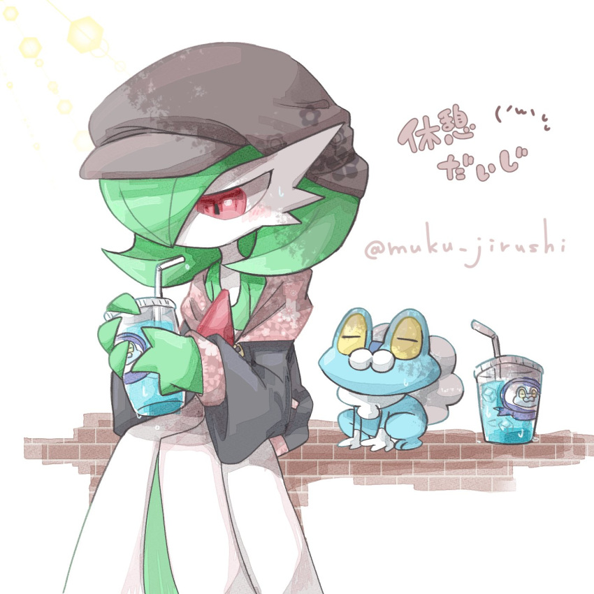 Safebooru - artist name blue skin brick wall clothed pokemon colored ...