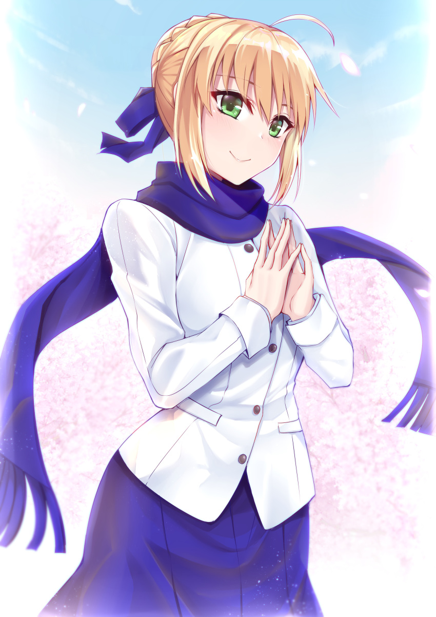 Safebooru - 1girl absurdres ahoge artoria pendragon (all) blonde hair ...