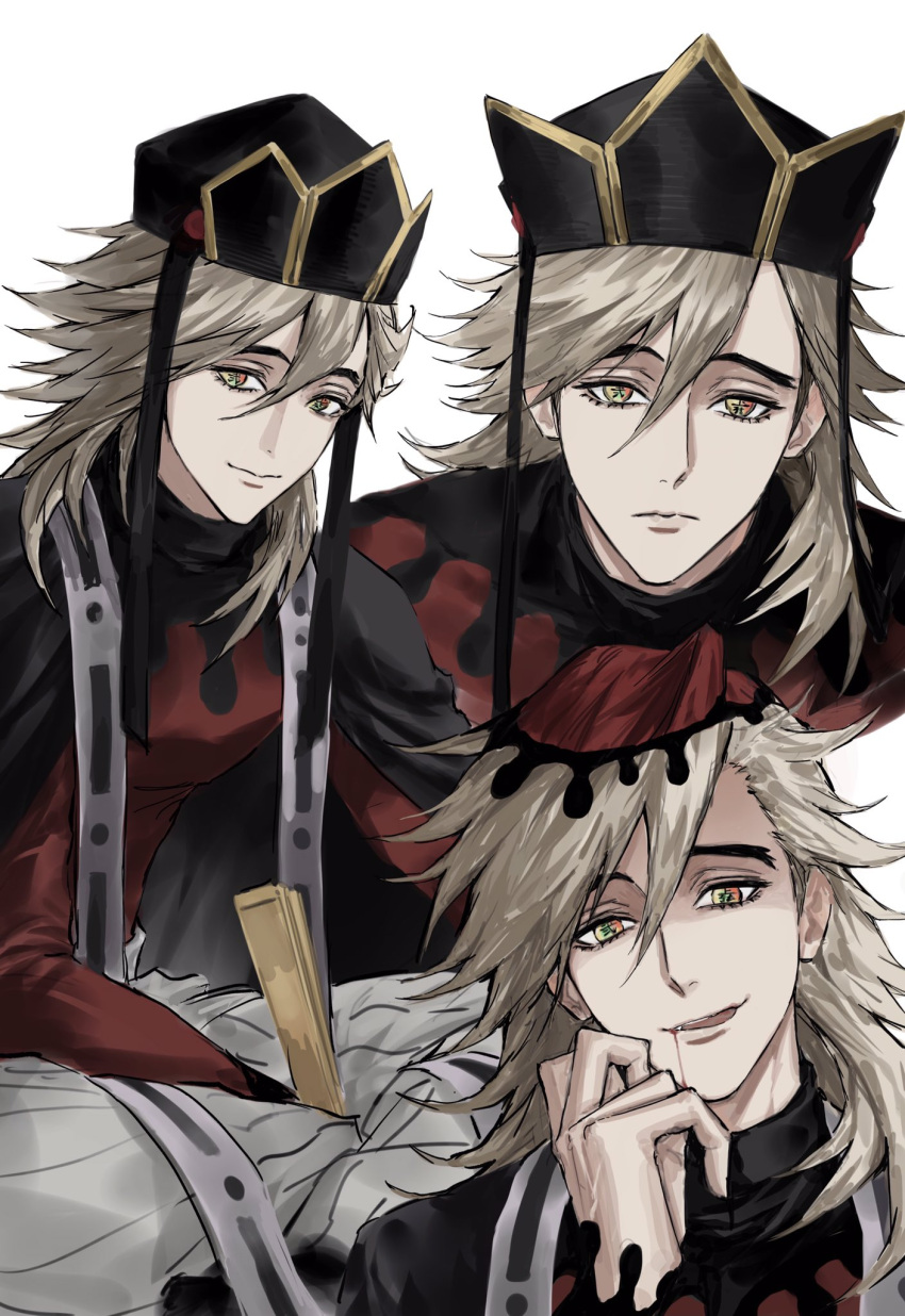 Safebooru - 1boy blonde hair closed mouth douma (kimetsu no yaiba ...