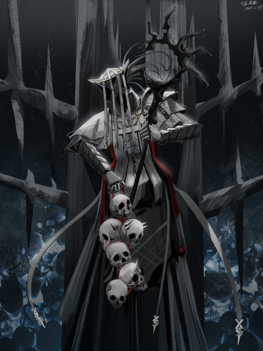 Safebooru - 1boy absurdres arknights armor covered face faceless ...