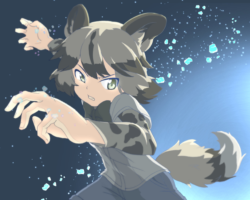 Safebooru - absurdres african wild dog (kemono friends) african wild dog print animal ears bow ...