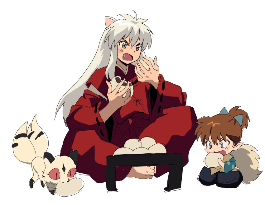 Safebooru - 2boys animal ears betti (xx betti) brown hair colored ...