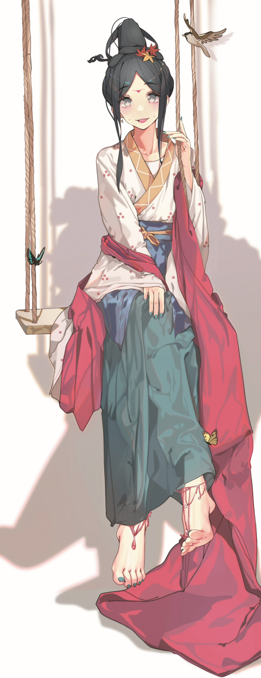 Safebooru - 1girl absurdres anata no utahime (lzr13708949567) anklet ...