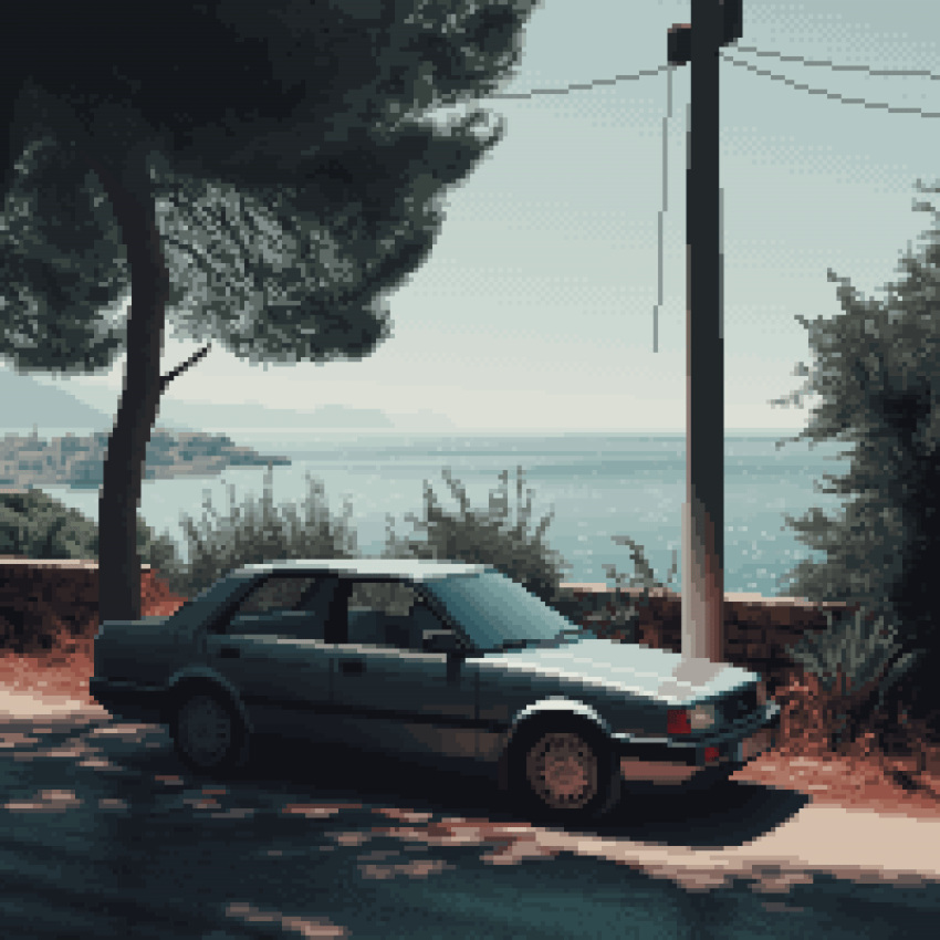 Safebooru - aleha 84 animated animated gif blue sky bush car day ...