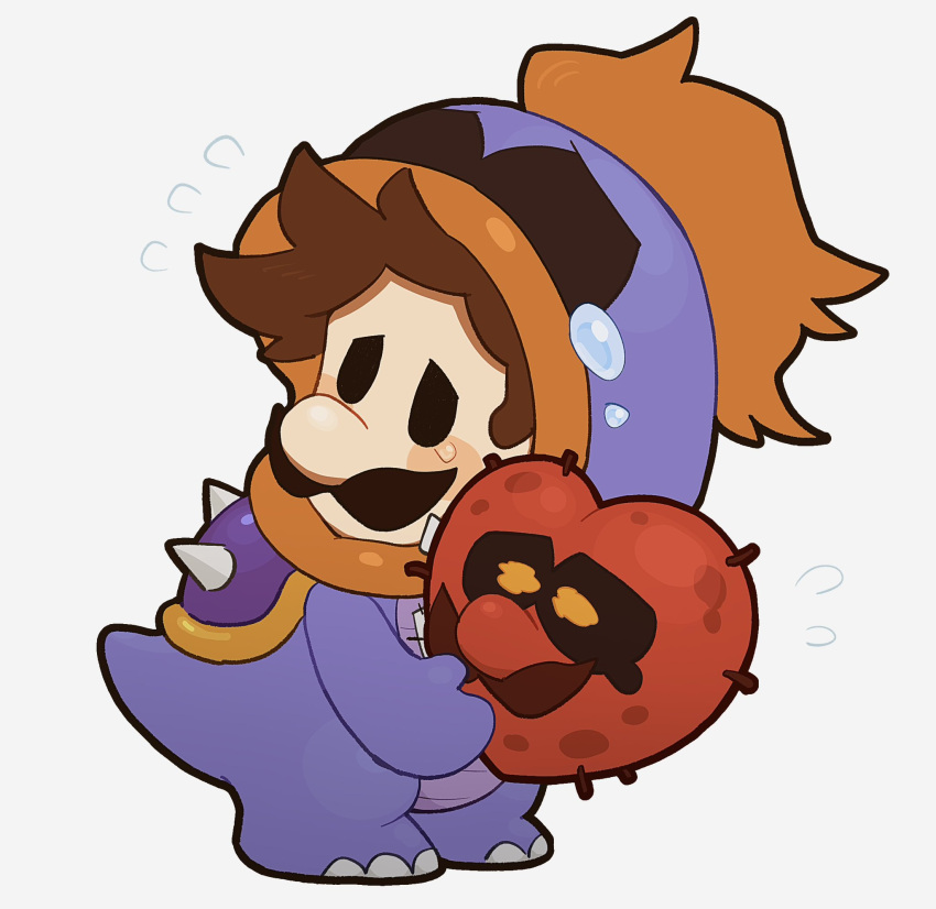 Safebooru - 1boy alternate costume brown hair chibi costume facial hair ...