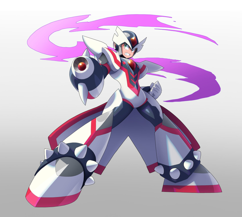 Safebooru - 1boy arm cannon armor commission cosplay forehead jewel ...