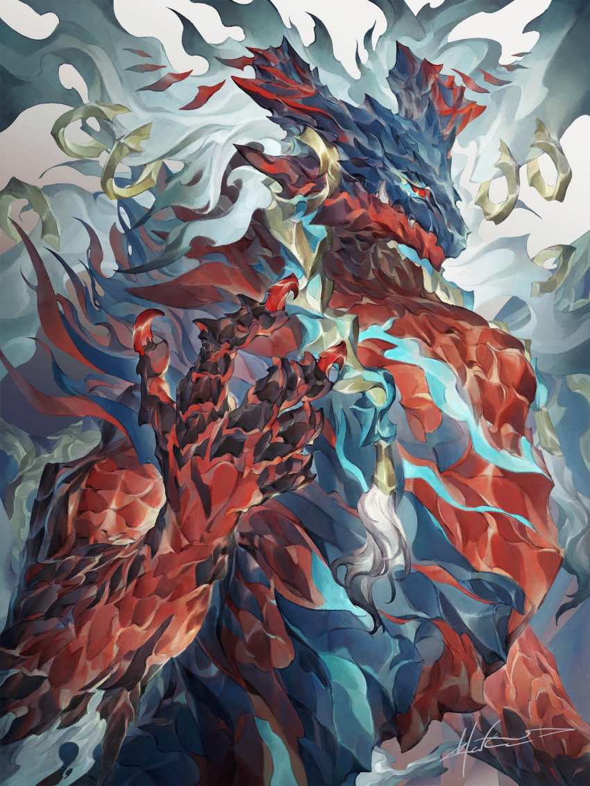 Safebooru - absurdres astlibra revision claws commentary dragon fangs ...