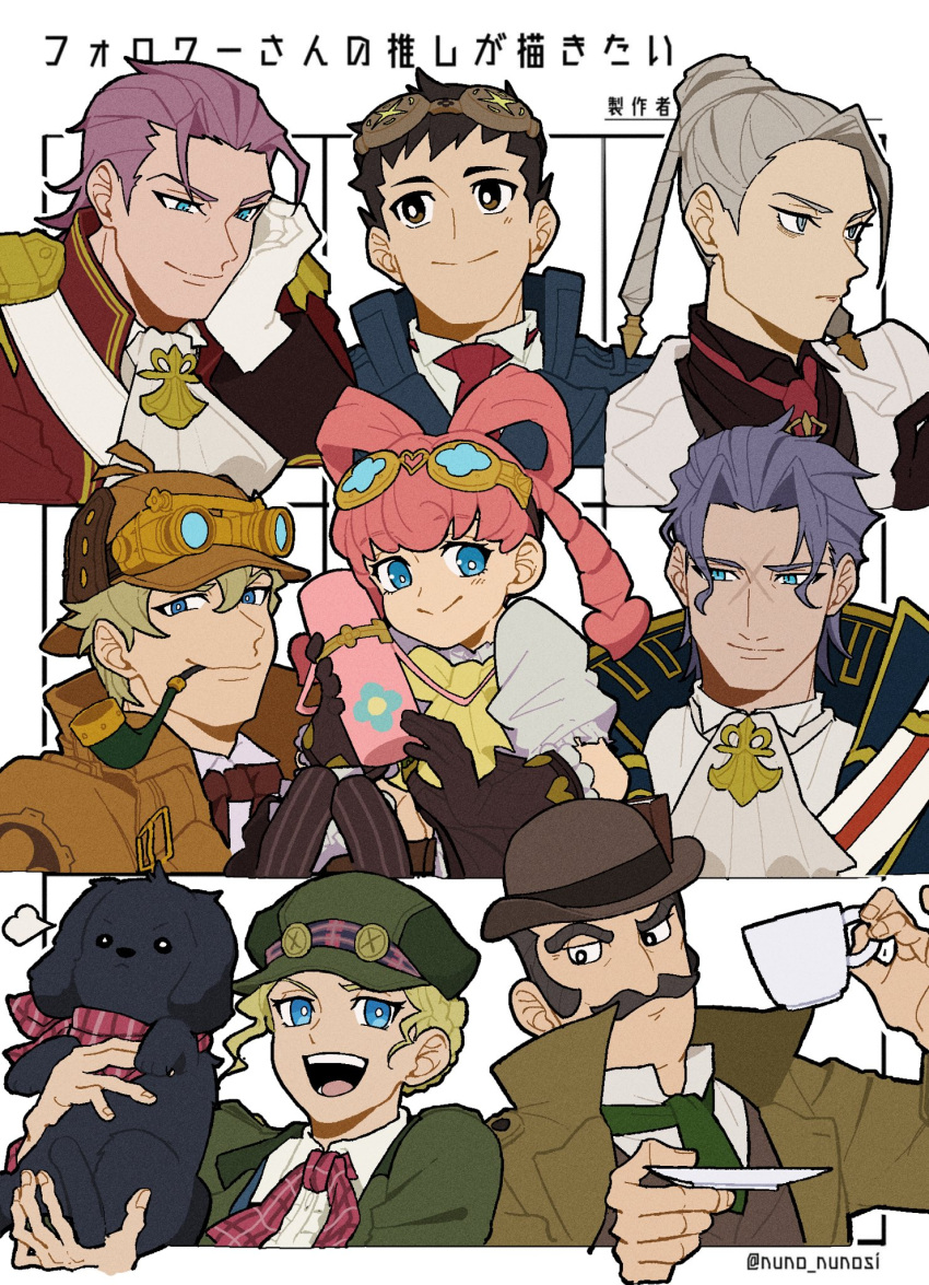 Safebooru - 3girls 5boys ace attorney animal ascot barok van zieks ...