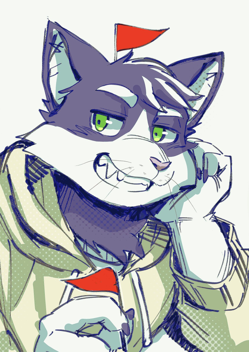 Safebooru - 1boy animal ears cat boy cat ears claws crimsonrabbit ...