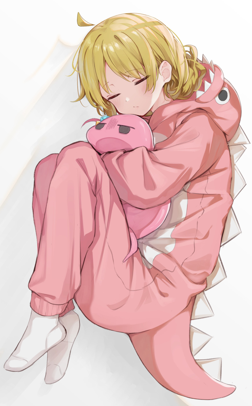 Safebooru - 1girl absurdres ahoge animalization blonde hair blush bocchi the rock! closed eyes ...