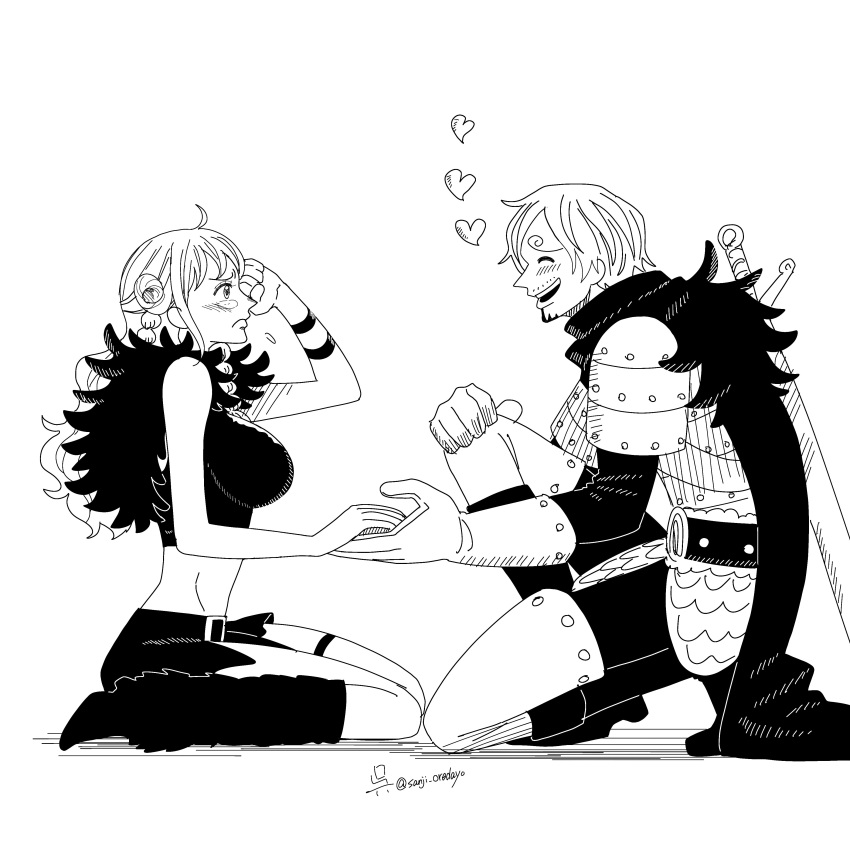 Safebooru - 1boy 1girl absurdres armor belt blush cape capelet closed ...