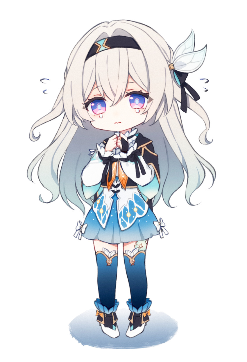 Safebooru - 1girl black gloves black hairband chibi chibi only cropped ...