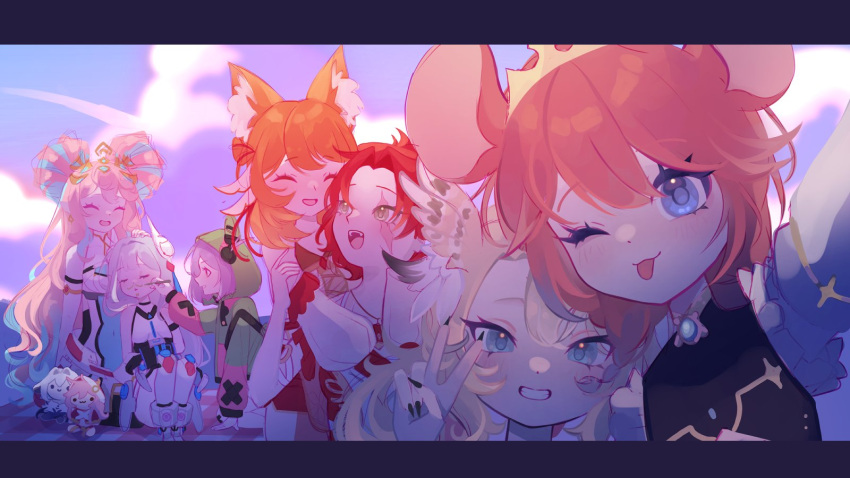 Safebooru - 6+girls amora lumina blaise shinryu blonde hair blue eyes ...