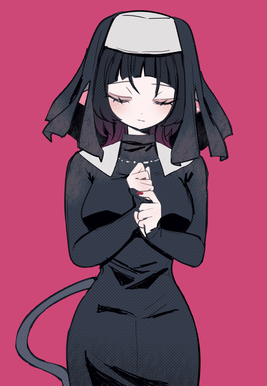 Safebooru - 04 fujino9 1girl absurdres alternate costume animal ears black hair blunt bangs ...