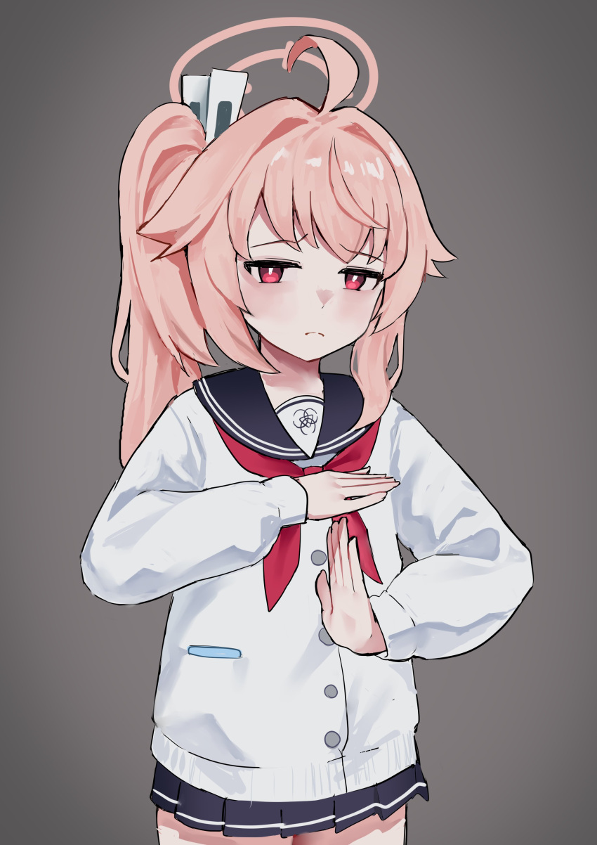 Safebooru - 1girl absurdres ahoge ayo rimaisu blue archive blush closed ...