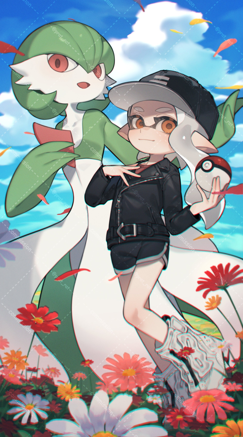 Safebooru - 1girl absurdres baseball cap belt belt buckle black belt black hat black jacket ...