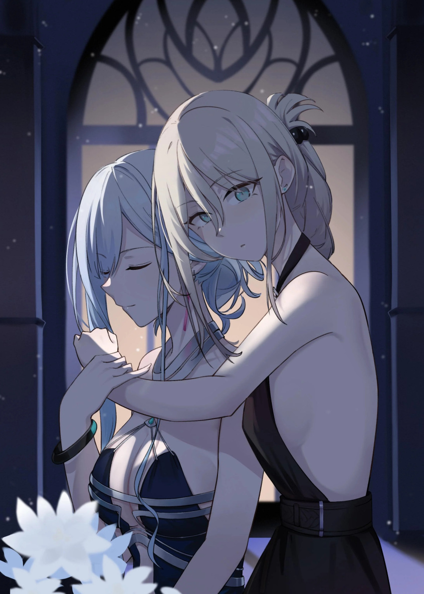 Safebooru - ak-12 (girls frontline) an-94 (girls frontline) girls frontline hug hug from behind ...