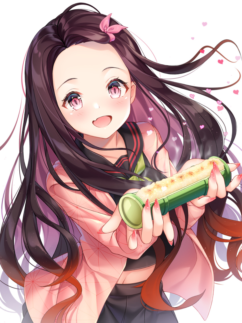 Safebooru - 1girl alternate costume arms up asa no ha (pattern) bamboo ...