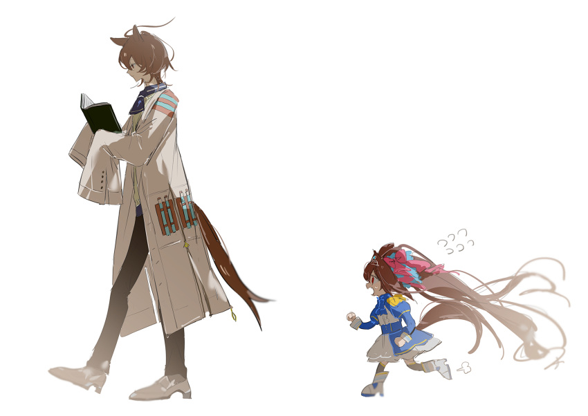 Safebooru - 1boy 1girl agnes tachyon (umamusume) ahoge animal ears ...
