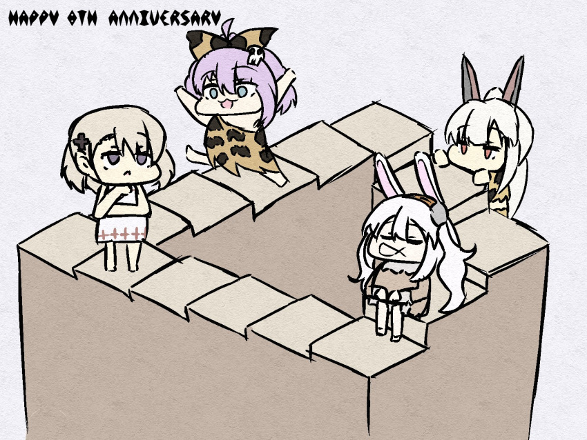 Safebooru - 4girls ayanami (azur lane) azur lane blue eyes chibi chibi ...