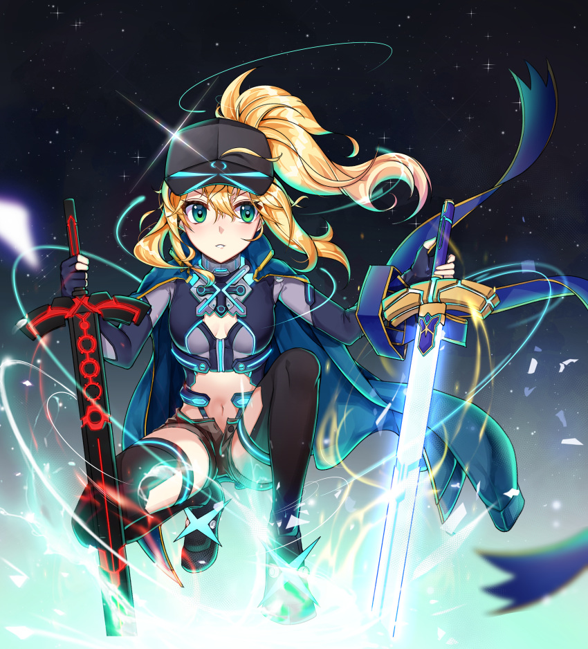 Safebooru - 1girl absurdres ahoge artoria pendragon (all) baseball cap blonde hair blue eyes ...