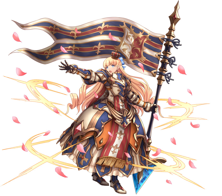 Safebooru - 1girl armor armored dress awakening (sennen sensou aigis) blonde hair blue eyes ...