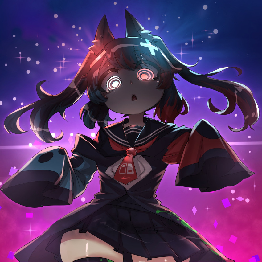 Safebooru - 1girl animal ears blue eyes cat ears ermao wu fang hair ...