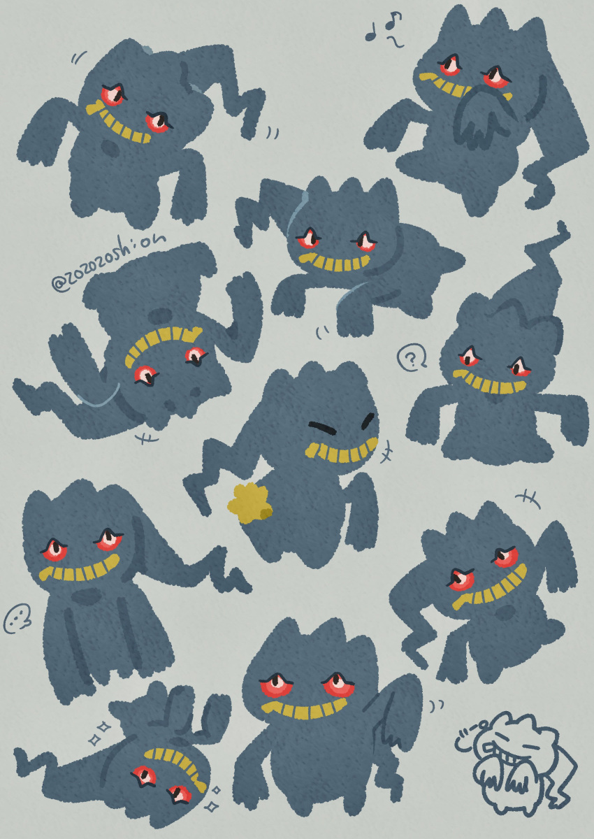 Safebooru - absurdres banette closed eyes colored sclera full body ...