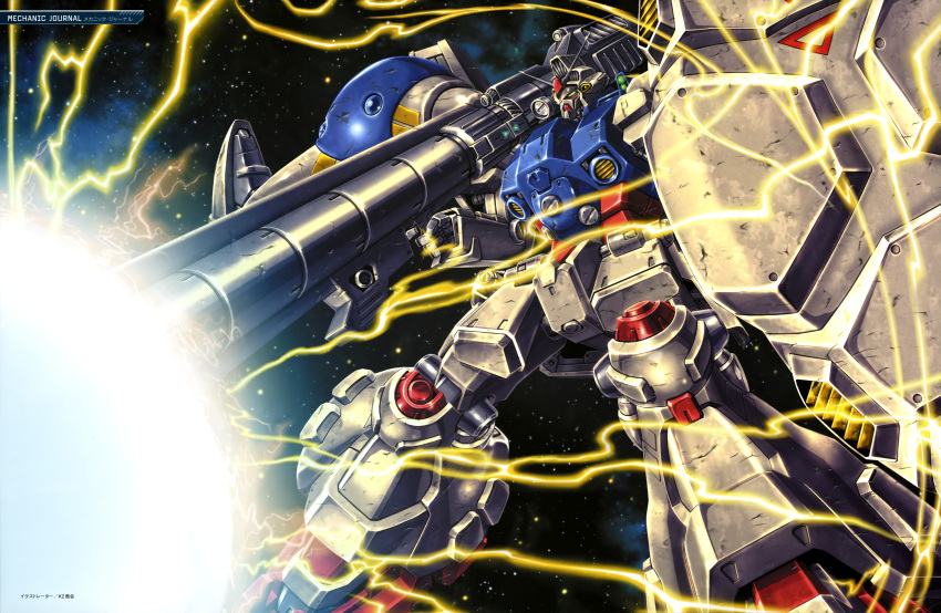 Safebooru - absurdres artist request bazooka (gundam) damaged dirty ...