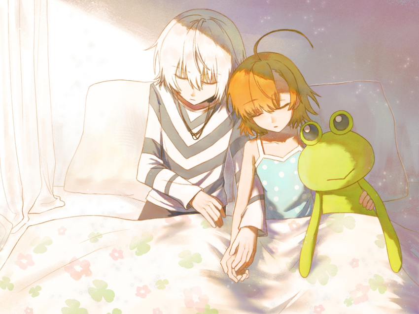 Safebooru - 1boy 1girl accelerator (toaru majutsu no index) ahoge brown ...
