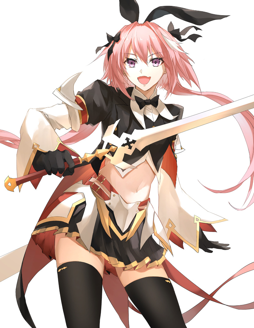 Safebooru - 1boy absurdres astolfo (fate) astolfo (saber) (fate) bangs black bow black gloves ...