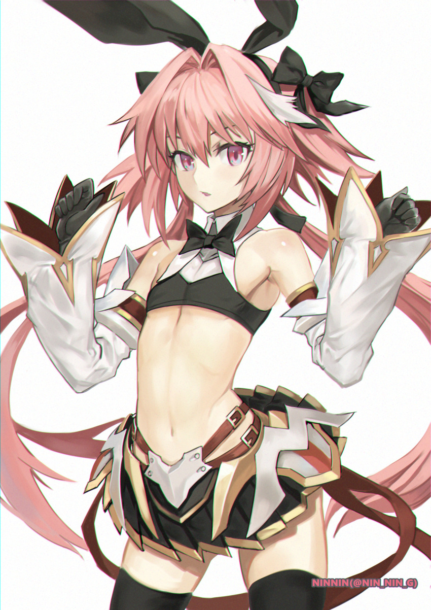 Safebooru - 1boy absurdres astolfo (fate) astolfo (saber) (fate) bangs bare shoulders belt black ...