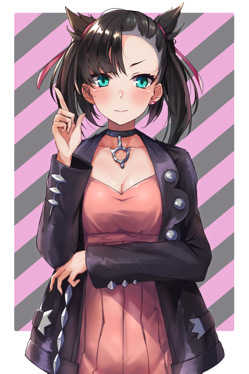 Safebooru - 1girl aqua eyes asymmetrical bangs asymmetrical hair bangs black background black ...