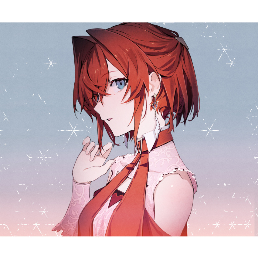 Safebooru - 1girl ange katrina bangs bare shoulders blue eyes blush ...