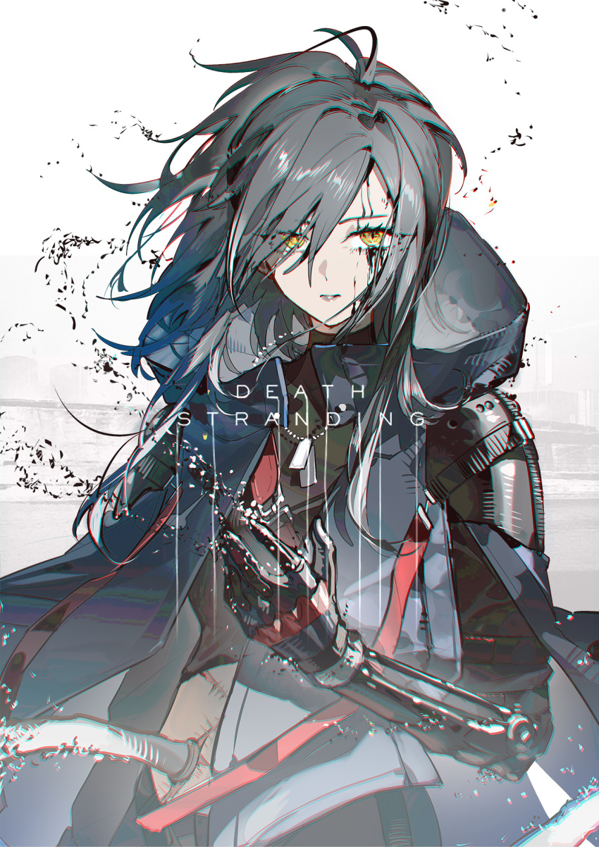 Safebooru - 1girl angelia (girls' frontline) black hair blueblossom ...