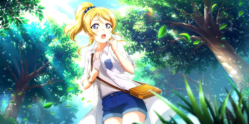 Safebooru - ayase eli blonde hair blue eyes blush dress long hair love live! school idol ...