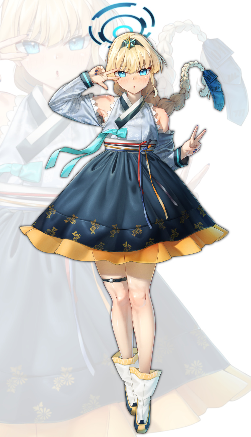 Safebooru - absurdres alternate costume alternate hairstyle armpits bare shoulders black skirt ...