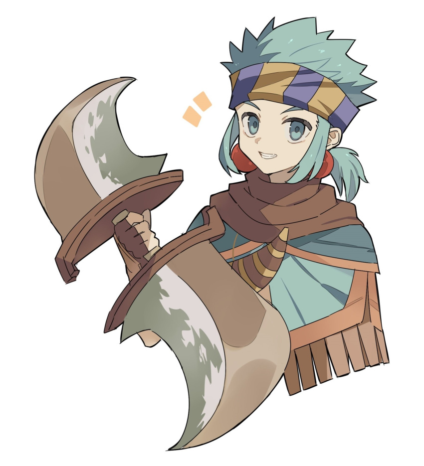 Safebooru - 1boy commentary request double blade elk (ys) george man ...