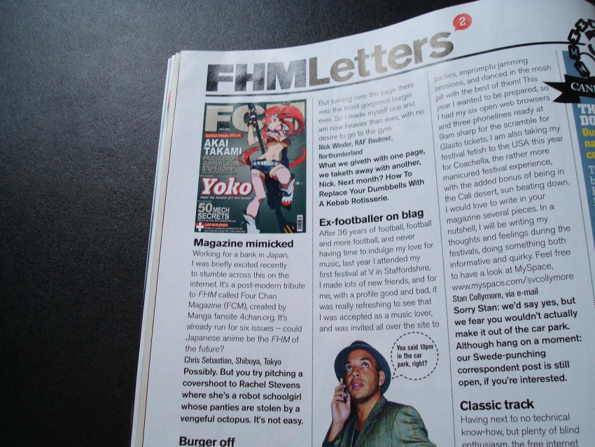 Safebooru - fcm fhm magazine newspaper photo tengen toppa gurren lagann ...