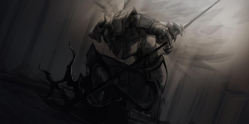 Safebooru - 1other absurdres armor black wings commentary deepwoken ...