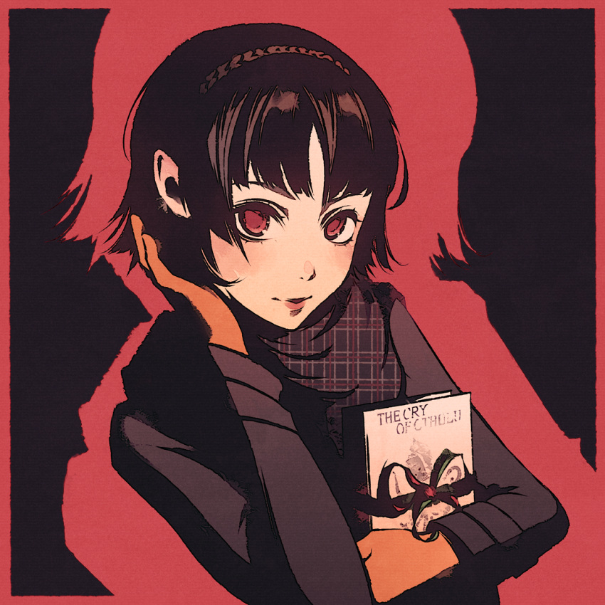 Safebooru - 1girl adjusting hair black coat brown hair cthulhu mythos ...