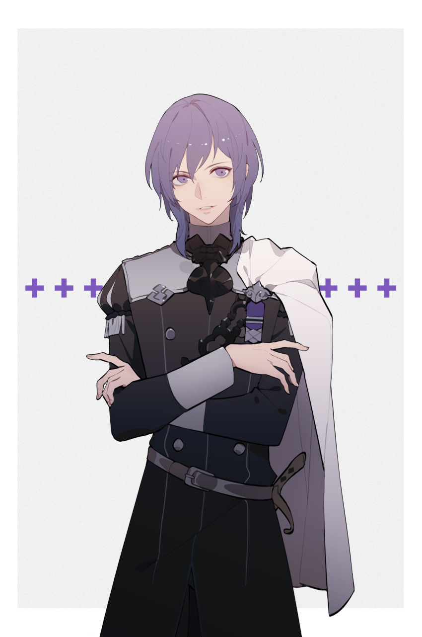 Safebooru - 1boy amenohi belt cape crossed arms fire emblem fire emblem ...