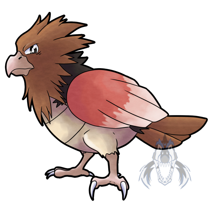 Safebooru - beak bird blaiddydsaurus brown feathers feathered wings ...