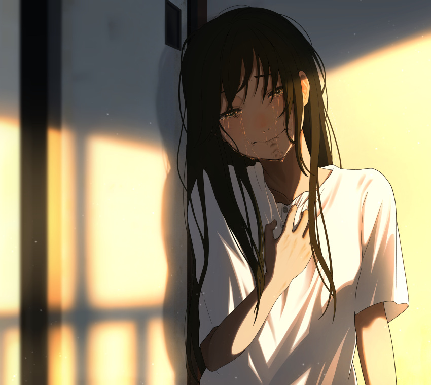 Safebooru - 1girl 46 crt absurdres black hair closed mouth commentary ...